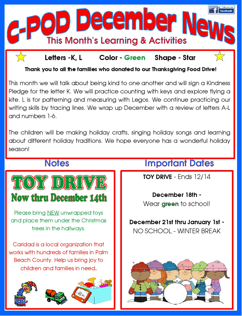 Monthly Newsletters - Get Ready Set Grow